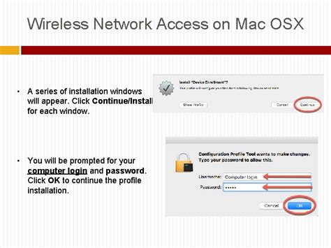 Wireless Network Access On Mac Osx Onboard Configuration