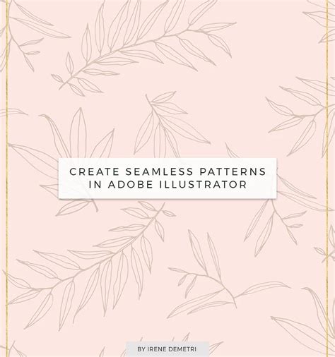 How To Create A Seamless Pattern In Adobe Illustrator