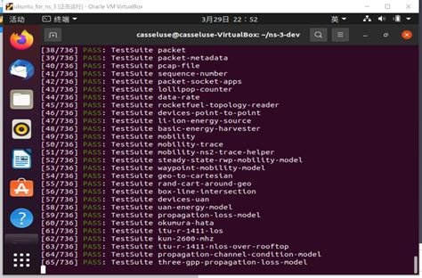 LinuxUbuntu 虚拟机Virtual Box Python下的网络模拟器NS 下载安装环境配置笔记之二安装NS 并配置好NS 的Python依赖