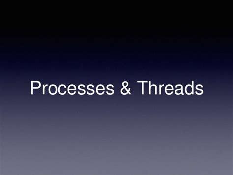 Concurrency Programming In Java 05 Processes And Threads Thread