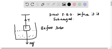 Solved Draw A Free Body Digram Of A Hanging Mass Before It Is