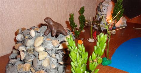 Детский психолог Алена Решетова Тематические дни Древние люди Моделирование древнего мира