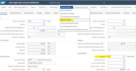 Inbound Process Flow SAP TM BN4L Mastering Logistics NAV IT