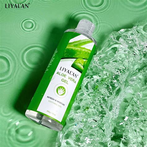 300g 알로에 베라 젤 애프터 썬 리페어 수딩 페이스 모이스춰 라이징 여드름 제거 페이드 흉터 수분 스킨 케어 바디 핸드 크림 로션 Aliexpress