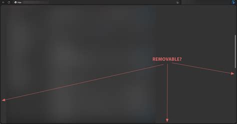 Using The Edge Dev Browser Is It Possible To Remove The Border Around