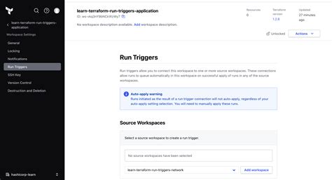 Connect Workspaces With Run Triggers Terraform Hashicorp Developer