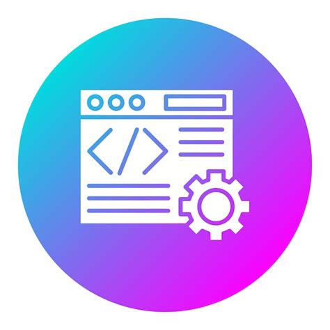 premium vector web development vector icon can be used for coding and