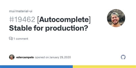 Autocomplete Stable For Production Issue Mui Material Ui GitHub