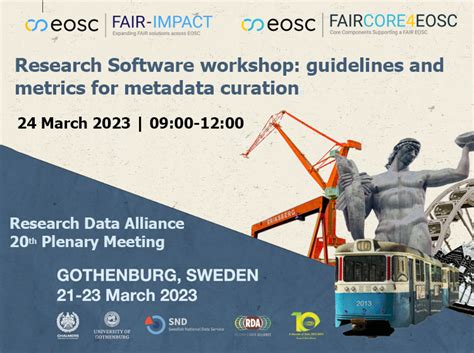 Research Software Workshop Guidelines And Metrics For Metadata