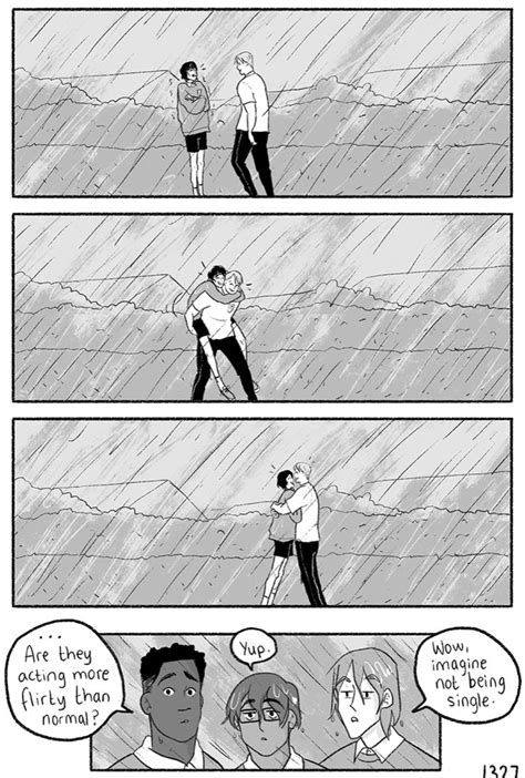 Cute Gay Comic Strip In The Rain