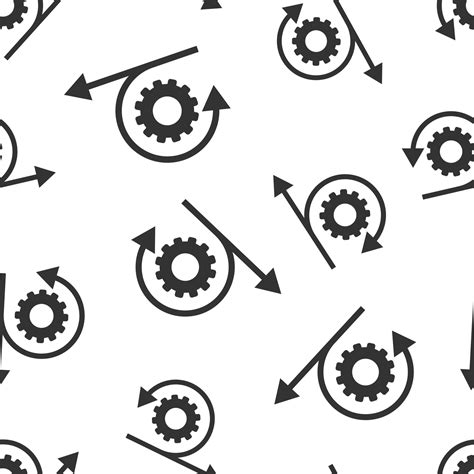 Agile Icon In Flat Style Flexible Vector Illustration On White Isolated Background Arrow Cycle