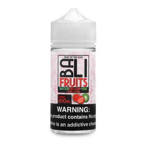 Bali Fruits Watermelon Kiwi Strawberry 100ml E Juice Vapor Deck Bd