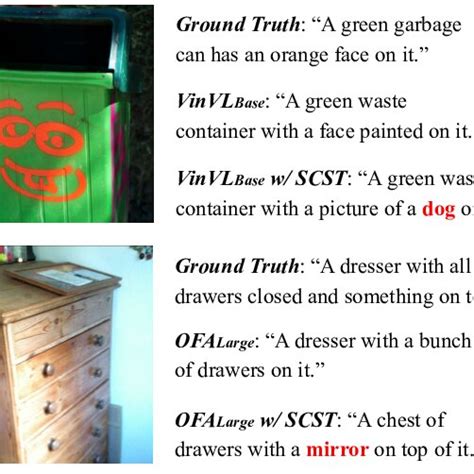 Comparison Of Image Captioning Examples Generated By Vinvl Base And Ofa