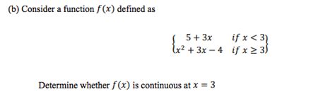 solved b ﻿consider a function f x ﻿defined