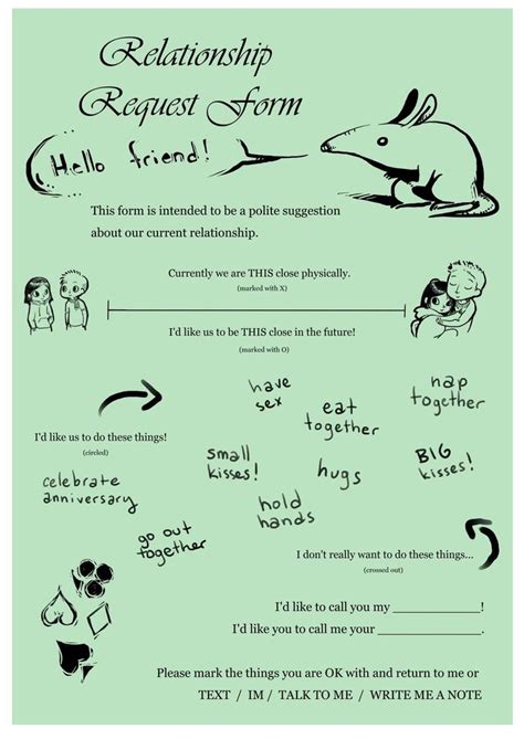 Relationship Request Form Queer Platonic Queerplatonic Platonic