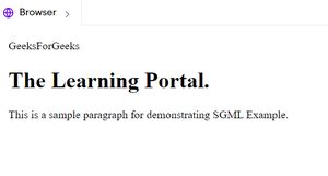 SGML Vs XML GeeksforGeeks