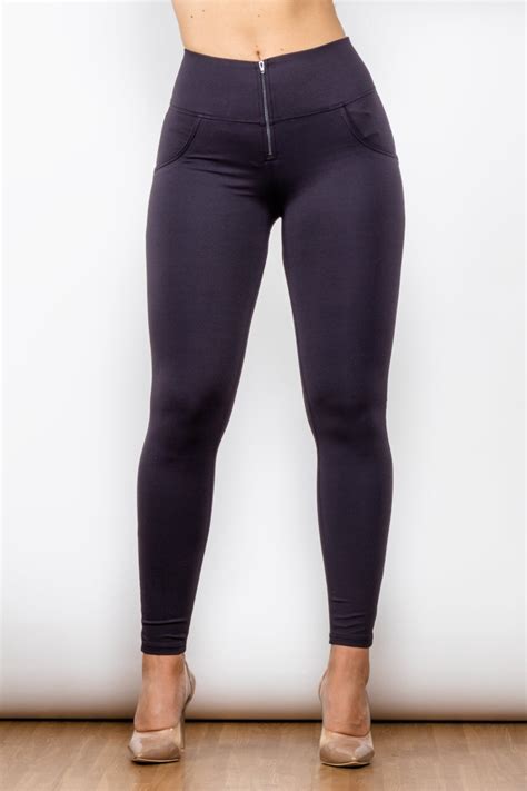 Melody Lulu Shaping Spandex Leggings High Waist Black Melody South