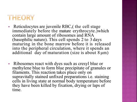 Determination Of Reticulocyte Count Copy Pptx