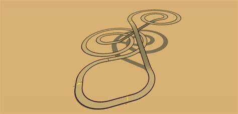 Polytrack Game Custom Track Spiral Circut