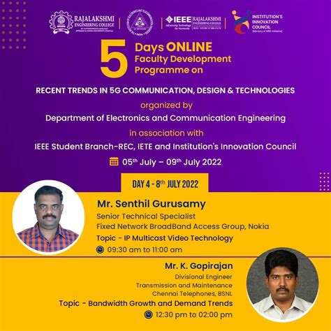 5 days online faculty rajalakshmi engineering college