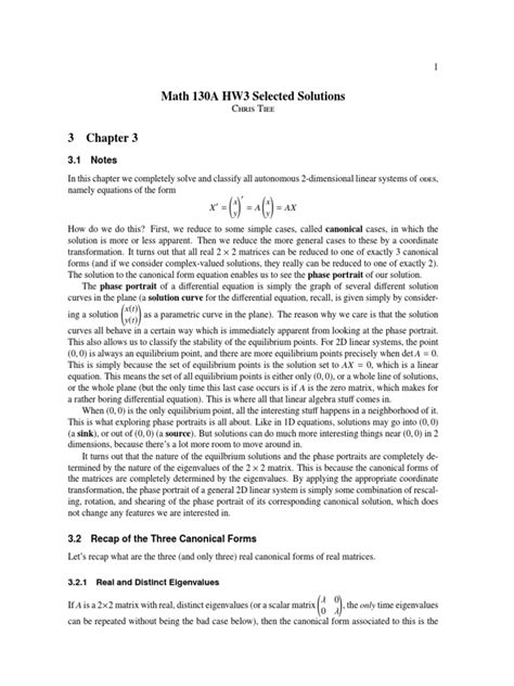 Goldenratio Using Diff Eq Pdf Eigenvalues And Eigenvectors Linear Algebra