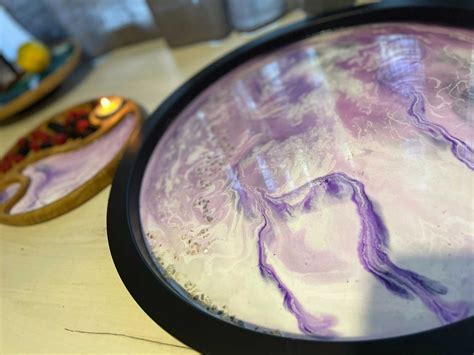 Металевий журнальний столик з епоксидної смоли 1 250 грн Поделки рукоделие Кривой Рог