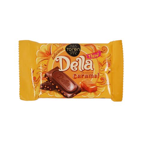 Toren Della Milk Compound Chocolate With Caramel 52gm Al Fatah