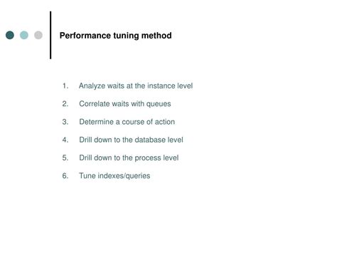 PPT SQL Server Performance Tuning And Optimization PowerPoint Presentation ID