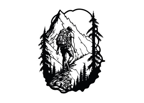 Hiking Svg Hiking Clipart Hiking Svg Files For Cricut Etsy Singapore