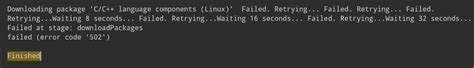 Failed To Update Cpptools · Issue 894 · Microsoftvscode Cpptools · Github