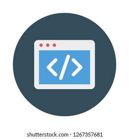 Development Coding Script Stock Vector Royalty Free 1267357681 Shutterstock