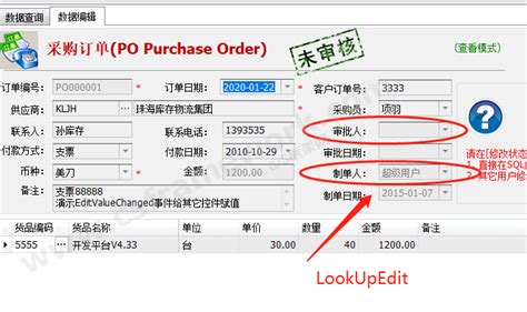 使用databindertools工具类绑定下拉lookupedit组件数据源cs框架网