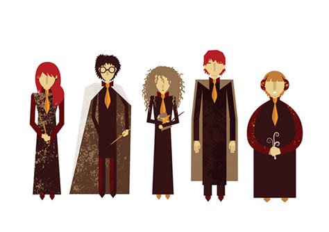 Harry Potter Infographic The Hogwarts Houses Behance