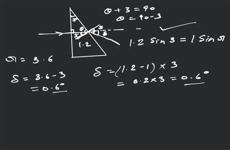 P Is A Small Angled Prism Of Angle 3∘ Made From Material Of Refractive In