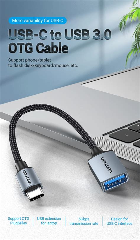 Vention Ccxhb Usb C To Usb A F 30 Otg Cable