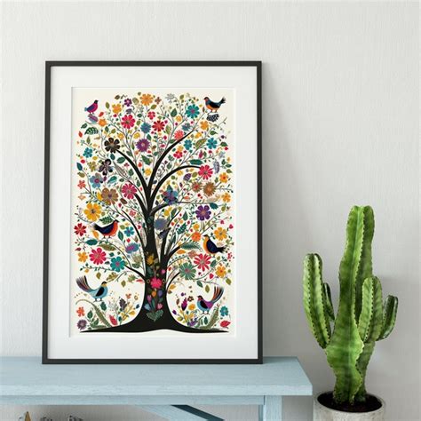 Tree Of Life Print Etsy