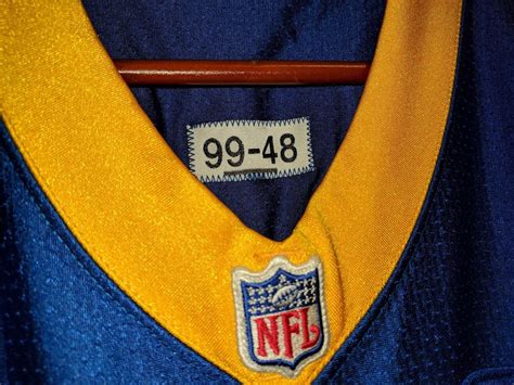 1999 Super Bowl Year Marshall Faulk Team Game Issued Rams Jersey
