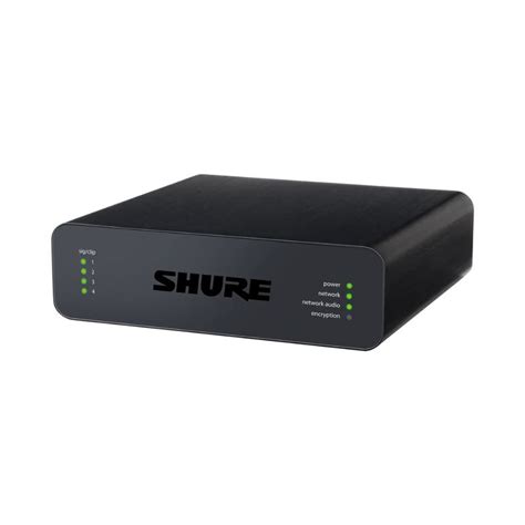 Audio Network Interface In 4 Ch Dante Mic Line With Xlr