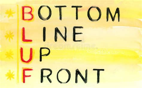 Bluf Principle Stock Illustrations 2 Bluf Principle Stock