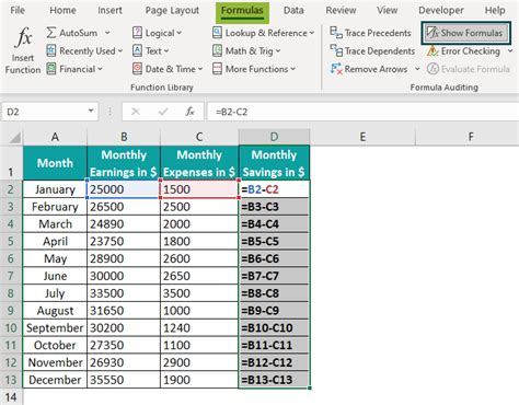 Show Formula In Excel How To Guide Examples And Shortcut
