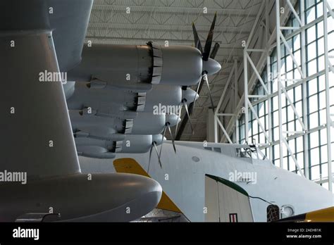 The Spruce Goose At The Evergreen Aviation And Space Museum In Oregon