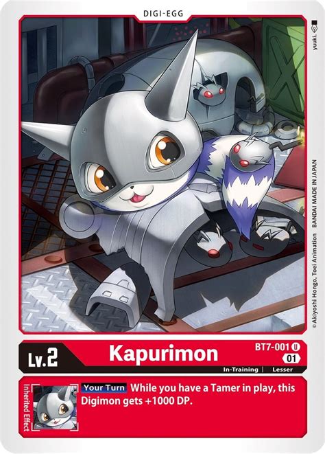 Kapurimon Next Adventure Digimon Card Game