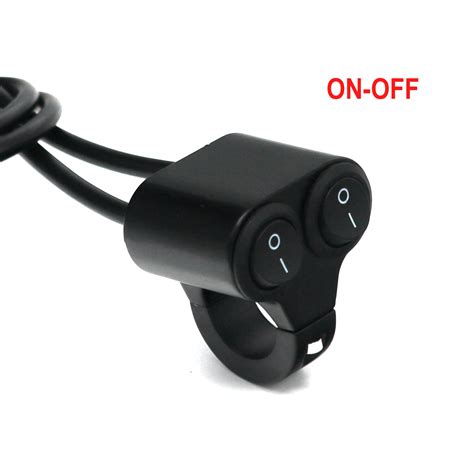 Lmodri 12v Motorcycle Atv Handlebar Dual Button Sw Grandado