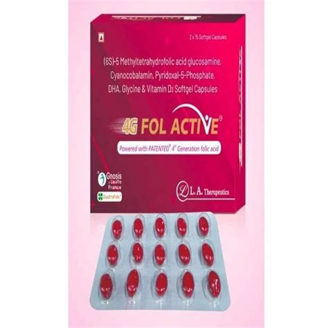 4g Fol Active Softgel Capsule Quatrefolic At ₹ 420 Box Softgel Capsules In Nalgonda Id