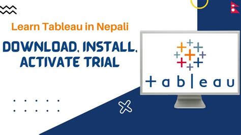 Learn Tableau In Nepali 1 Download Install Activate Trial Dipu