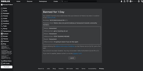 Do roblox bans stay on your permanent record? - Platform Usage Support ...