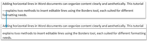 How To Draw Vertical And Horizontal Lines In Word