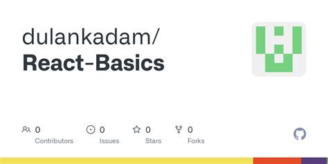 GitHub Dulankadam React Basics
