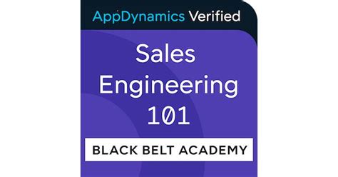 Jaya Kumar On Linkedin Appdynamics Verified Sales Engineering 101 Was