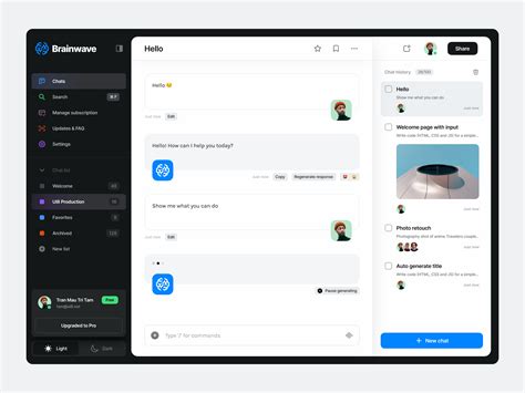brainwave ai ui kit by tran mau tri tam on dribbble